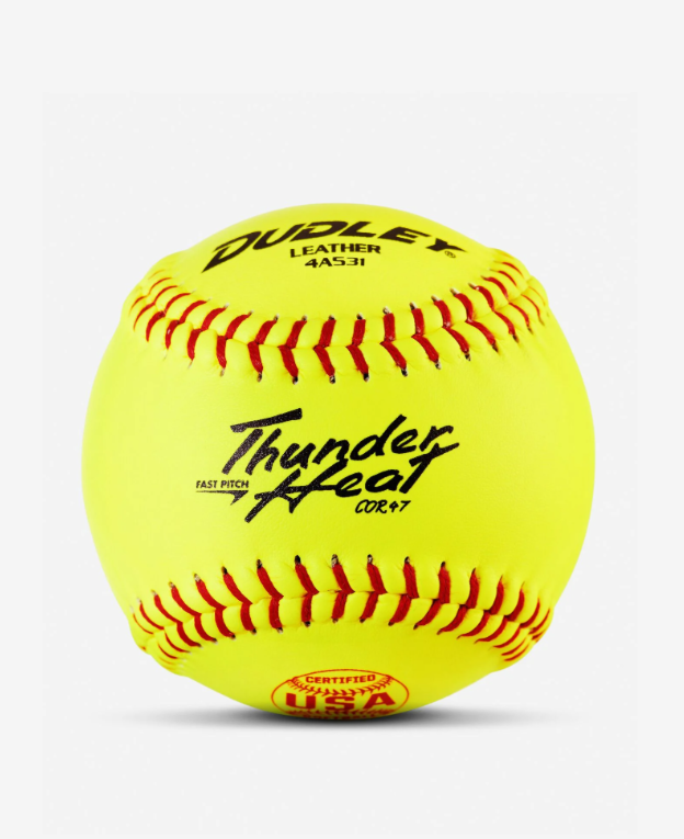 Dudley 11" USASB THUNDER HEAT® FASTPITCH SOFTBALL - 12 PACK – Home Team ...